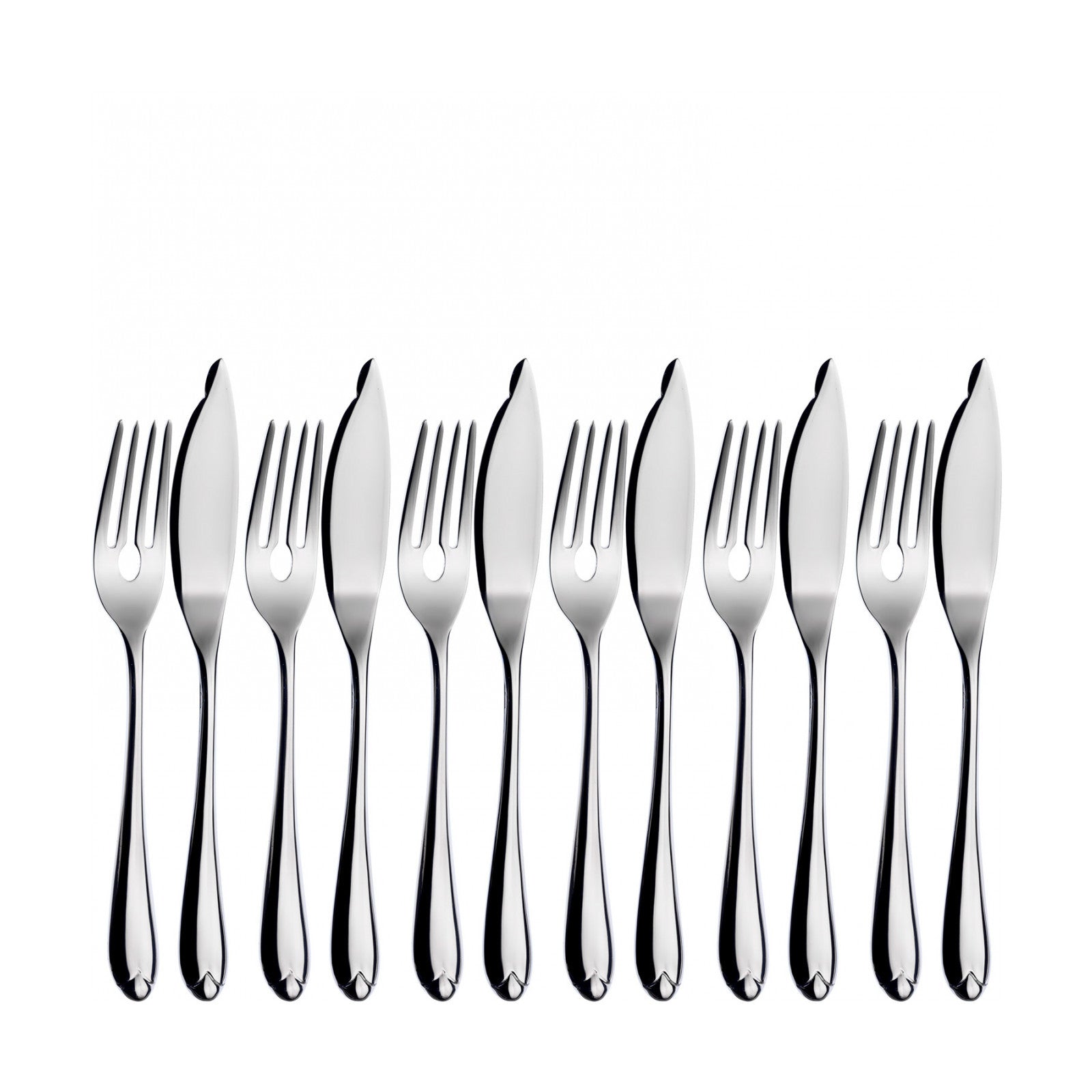 Venezia 12 Piece Fish Cutlery Set in Gallery Box - Nick Munro